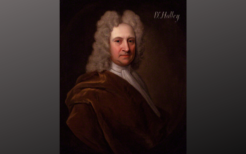 Sir Edmund Halley, a British scientific giant