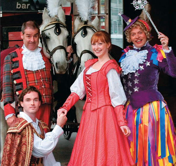 Christmas at the British pantomime