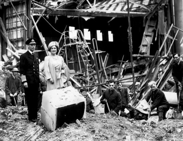 Buckingham Palace was bombed during WWII